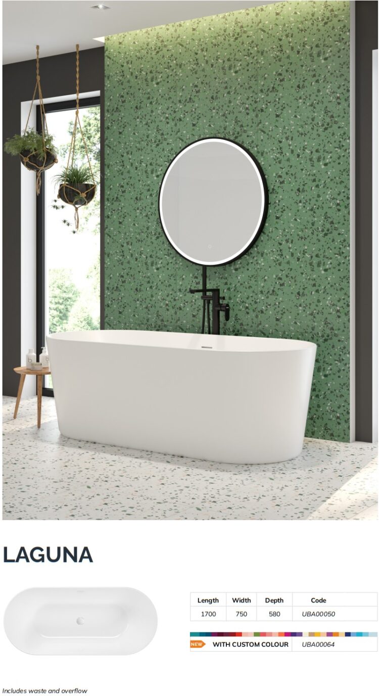 SONAS | LAGUNA Freestanding Bath – McCartney Tiles