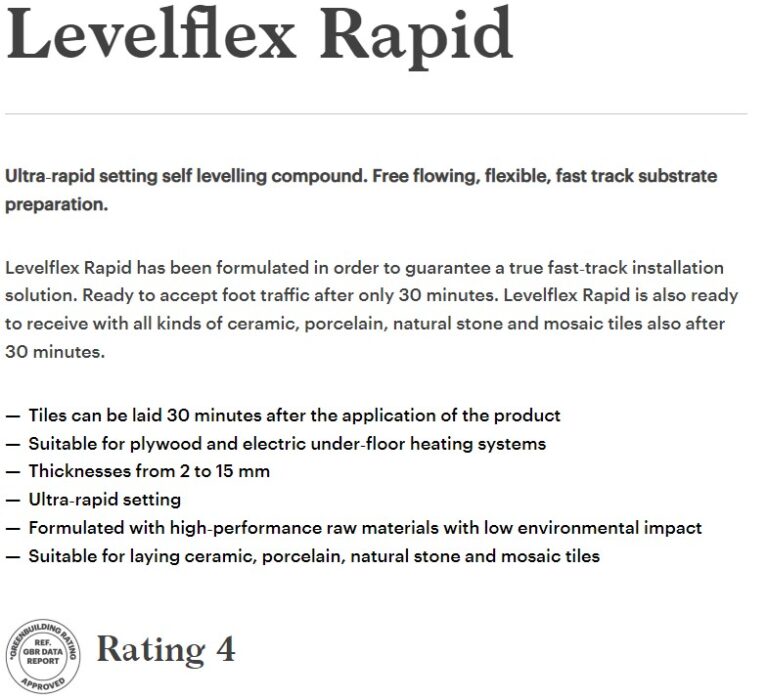 LevelFlex Rapid – McCartney Tiles