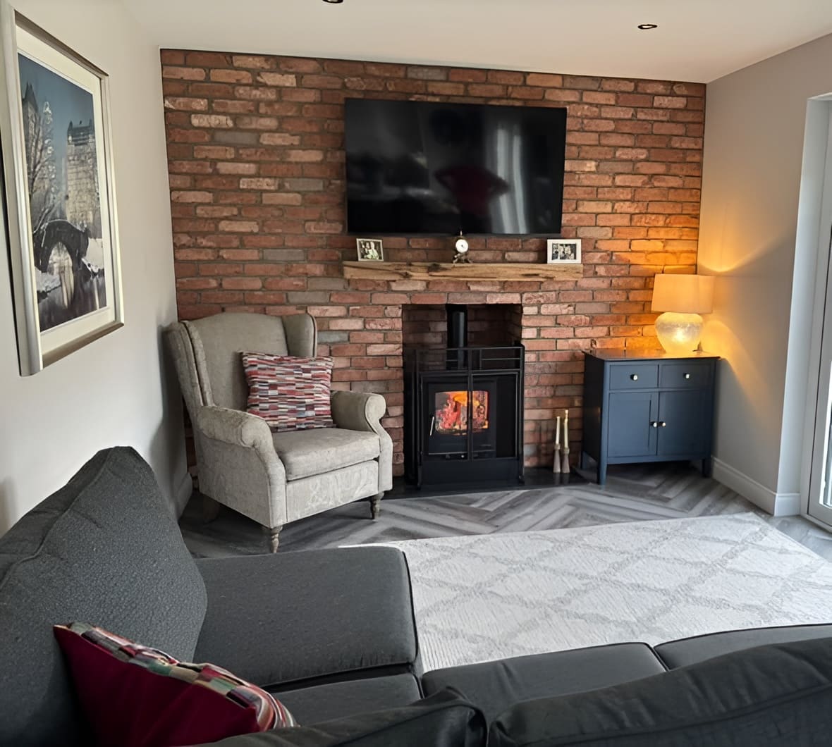 Living Room | BRICK SLIPS Cottage Mix – McCartney Tiles